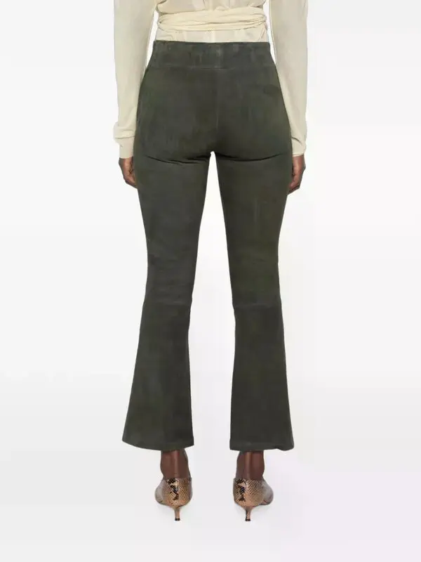 ARMA Zaragoza Suede Trousers - Green