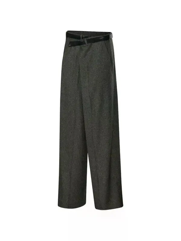 DARKPARK Belted Palazzo Pants