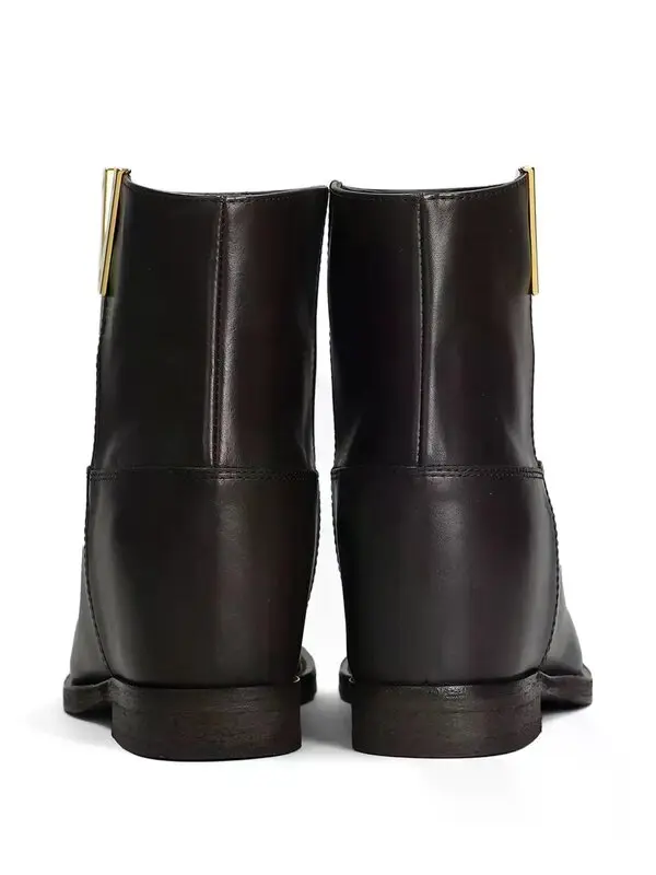 VIA ROMA 15 V-plaque Inner-wedge Heel Ankle Boots