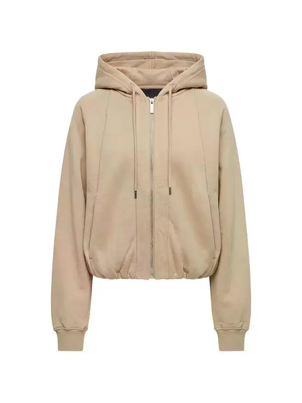 Sportmax Zip-up Drawstring Hoodie