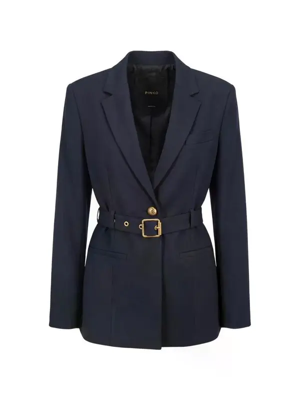 Pinko Belted Single-breasted Blazer
