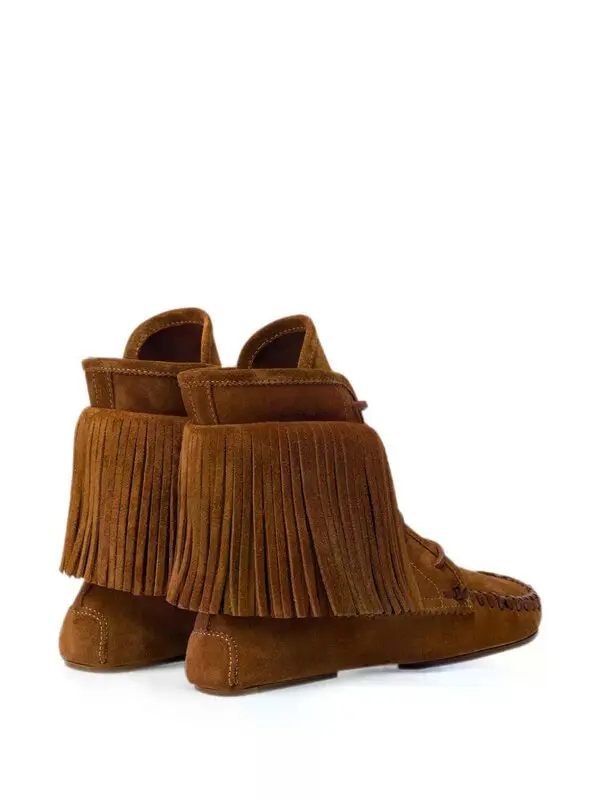 Paris Texas Indiana Fringed Ankle Boots