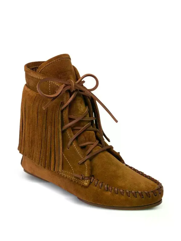 Paris Texas Indiana Fringed Ankle Boots