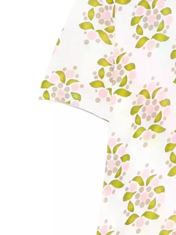 Cynthia Rowley Floral Print Crew Neck T-shirt