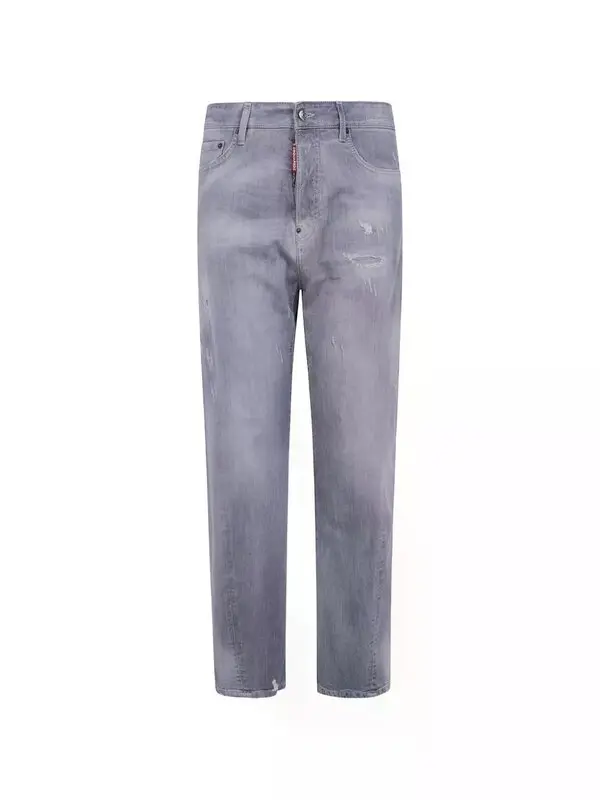 Dsquared2 Distressed Wide-leg Jeans