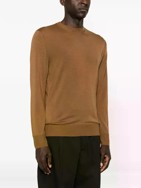 Canali Crew-neck Long-sleeve Sweater