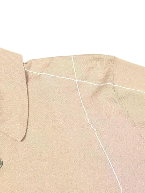 Hermès 2010s Contrast-stitch Polo Shirt