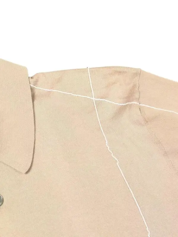 Hermès 2010s Contrast-stitch Polo Shirt
