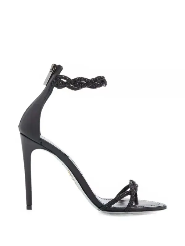 Rene Caovilla Embellished Braided Sandals