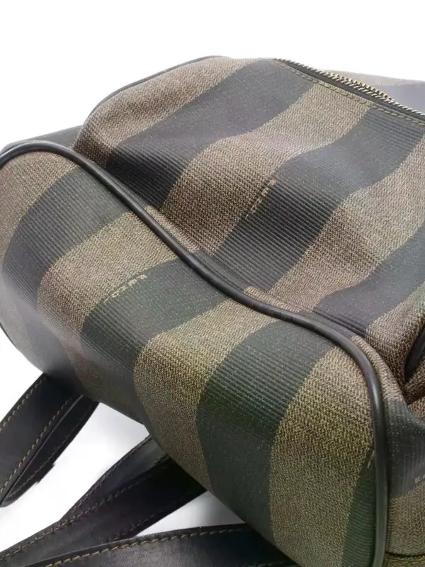 Fendi Pequin Striped Backpack