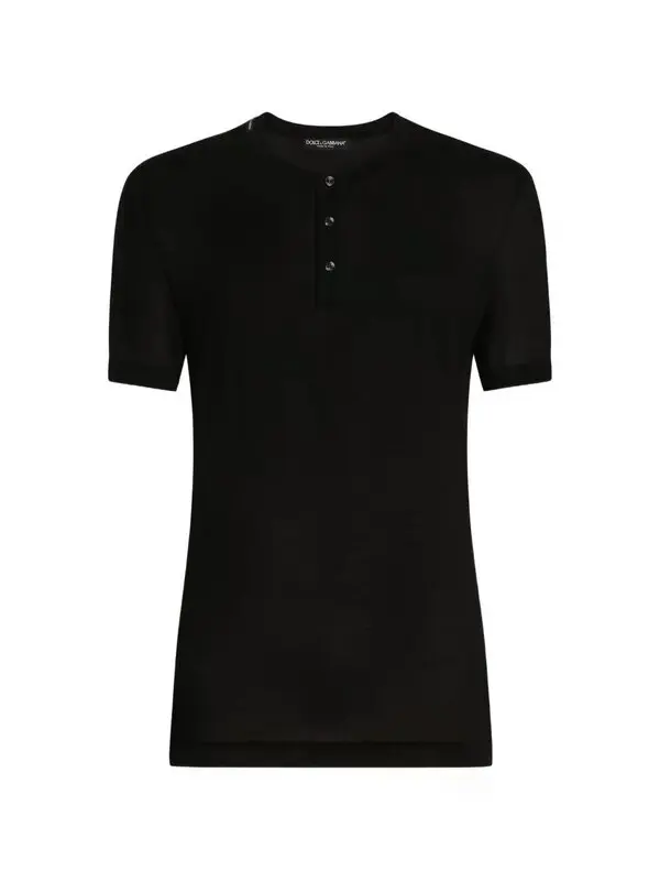 Dolce & Gabbana Silk Serafino T-shirt