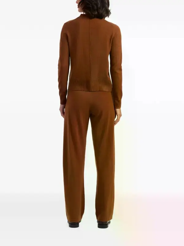 Chinti & Parker Wide-leg Knitted Track Pants