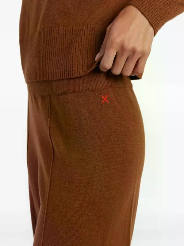 Chinti & Parker Wide-leg Knitted Track Pants