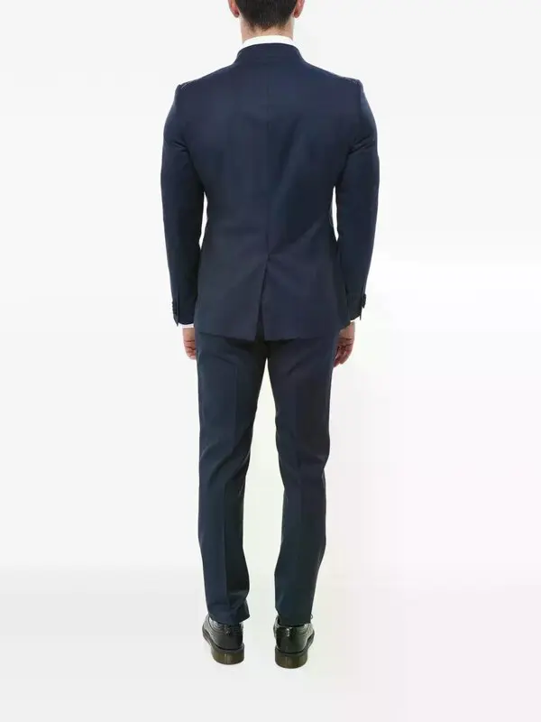 Corneliani Single-breasted Mandarin-collar Suit
