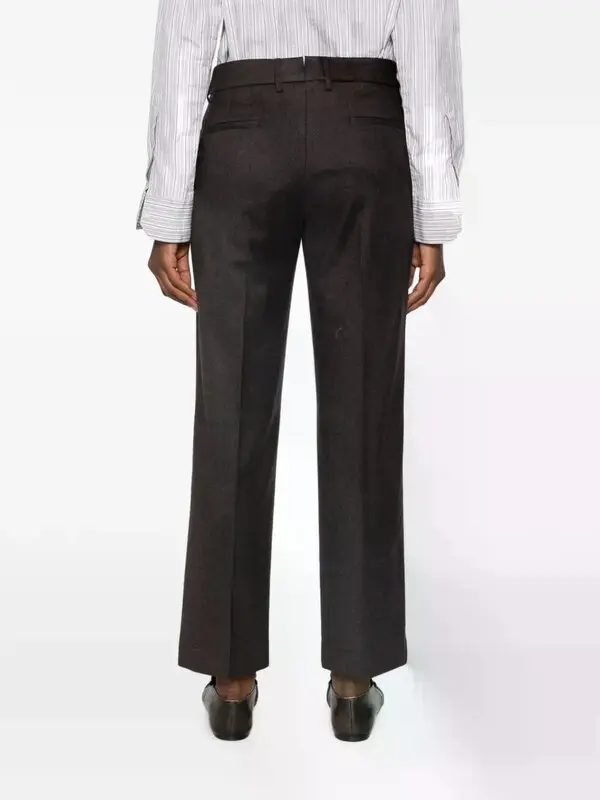 BERWICH Pressed Crease Belt-loop Trousers