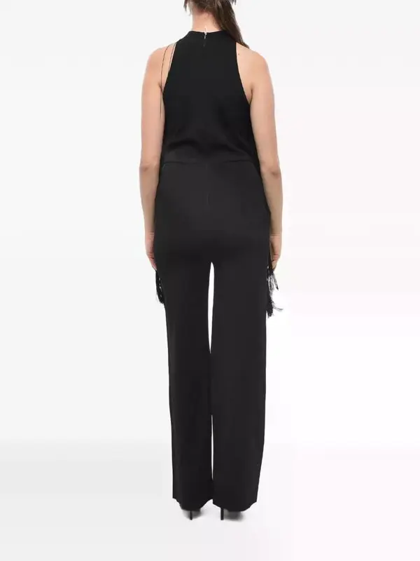 Stella McCartney Sleeveless Fringe Trim Jumpsuit