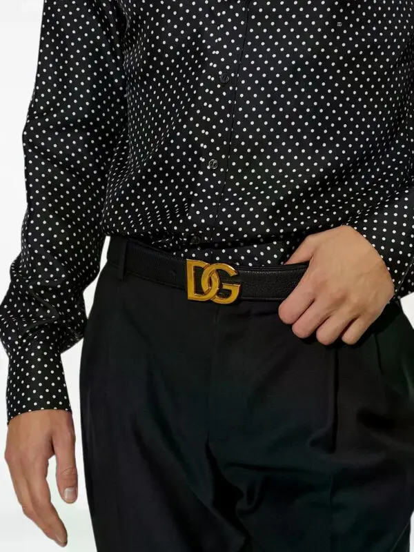 Dolce & Gabbana Dg Logo Plaque Belt
