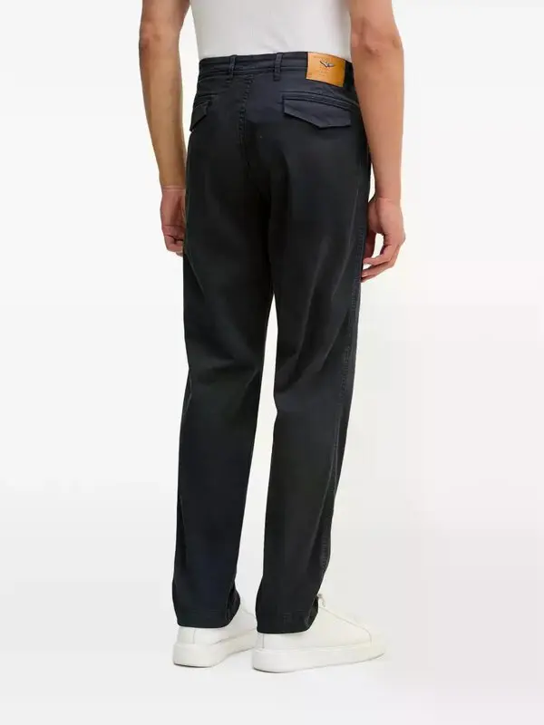 AERONAUTICA MILITARE Logo-patch Straight-leg Trousers