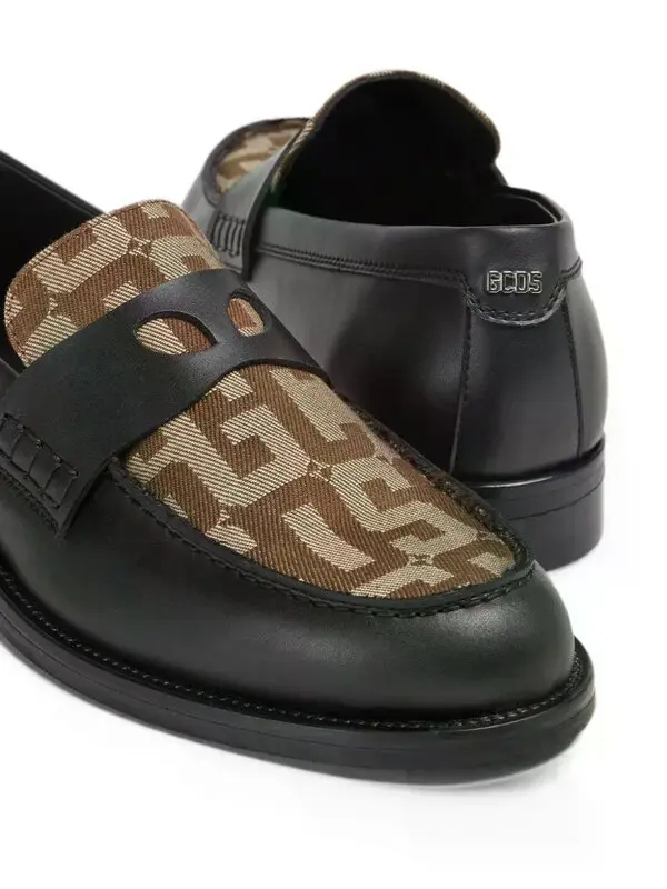 Gcds Monogram Jacquard Loafers