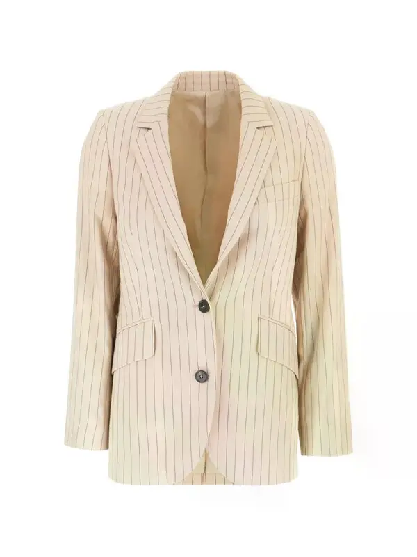 Paul Smith Sand Pinstripe Blazer