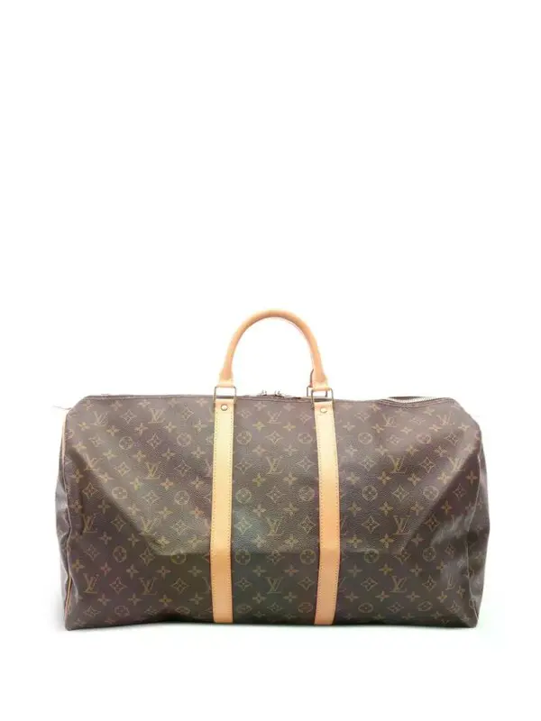 LOUIS VUITTON Keepall 55 Monogram Holdall - Brown