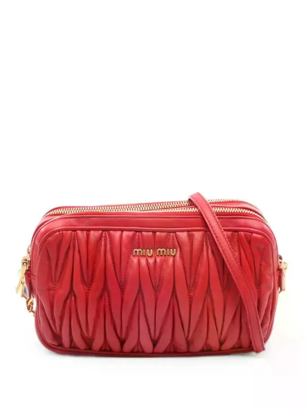 Miu Miu 2000s Logo-plaque Shoulder Bag