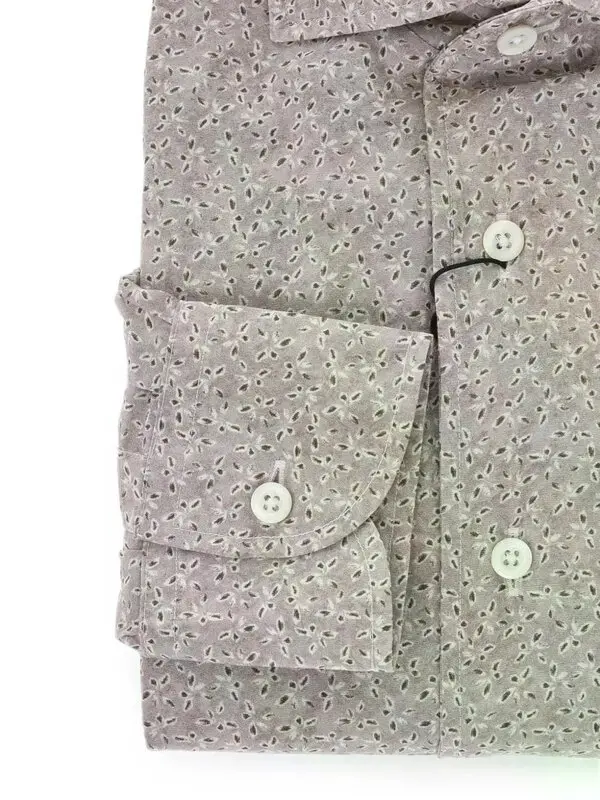 Corneliani Patterned French-collar Shirt