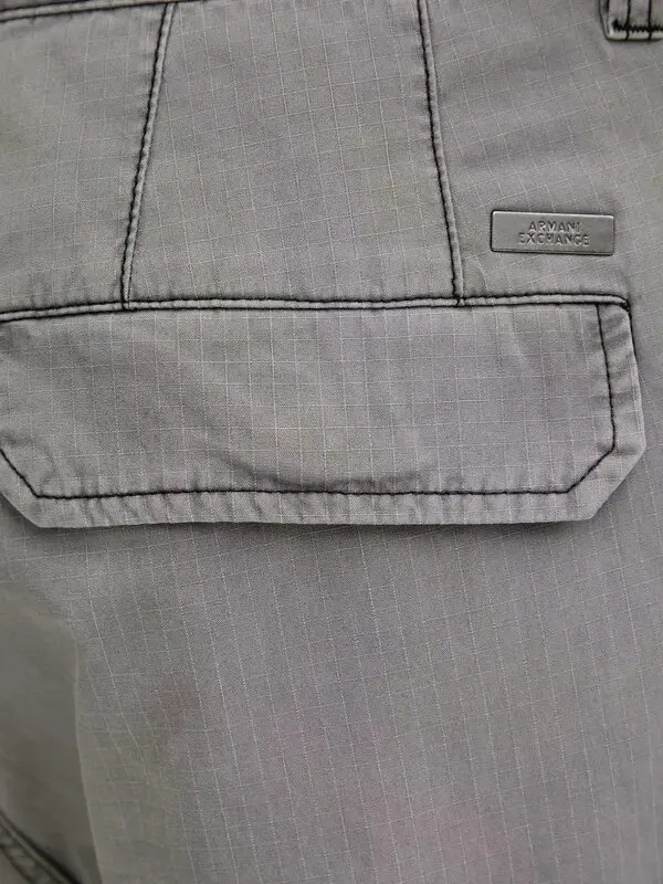 Armani Exchange Ripstop Texture Cuffed Cargo Pants