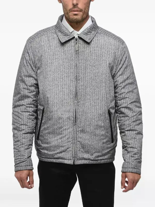 AMEDEO TESTONI Double-face Herringbone Jacket