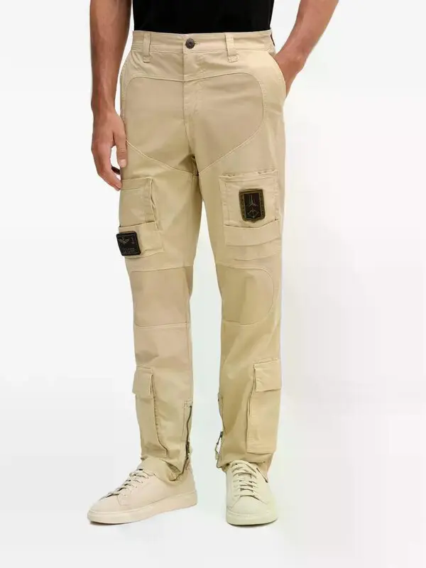 AERONAUTICA MILITARE Logo-patch Zip-detail Cargo Pants