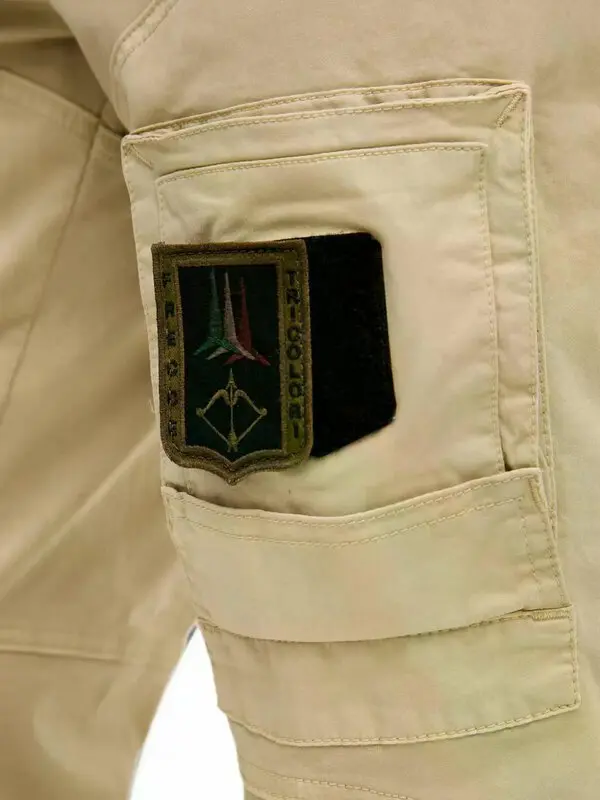 AERONAUTICA MILITARE Logo-patch Zip-detail Cargo Pants