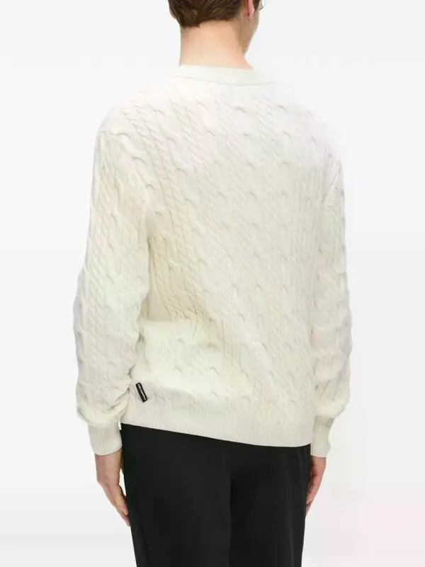 Karl Lagerfeld Cameo Cable-knit Sweater