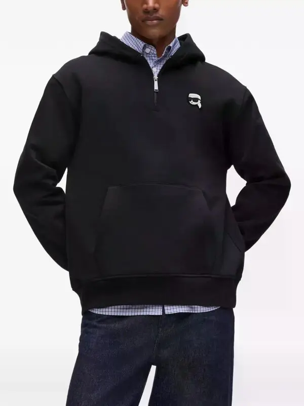 Karl Lagerfeld Ikon Half-zip Hoodie