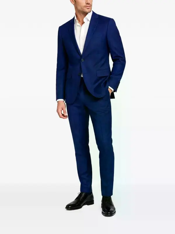 BOSS Check-pattern Single-breasted Suit