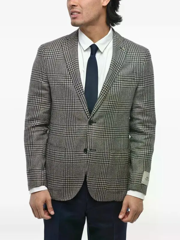Corneliani Houndstooth Single-breasted Blazer