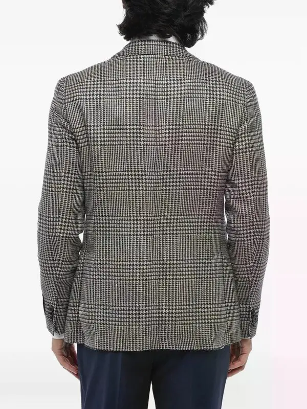 Corneliani Houndstooth Single-breasted Blazer