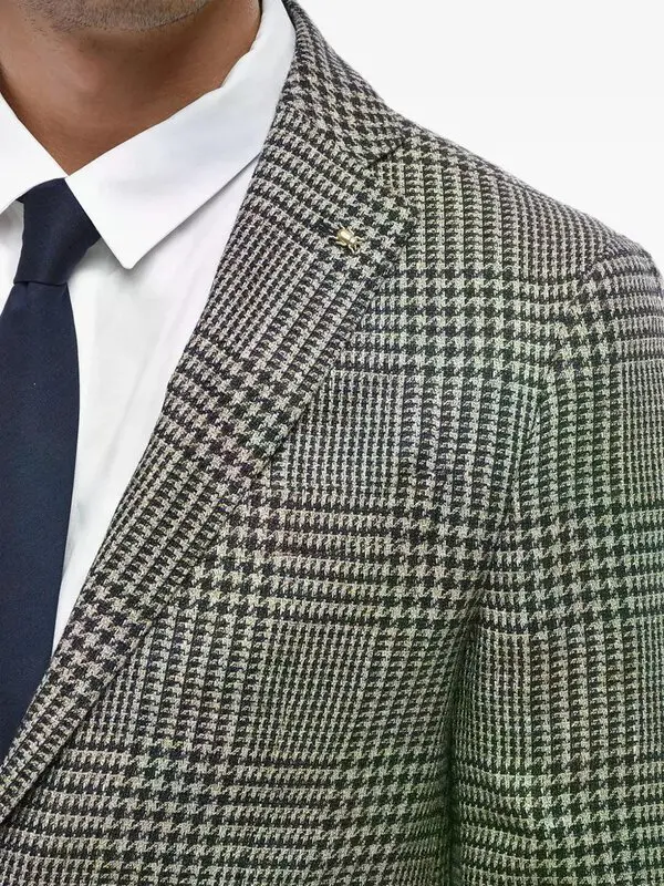 Corneliani Houndstooth Single-breasted Blazer