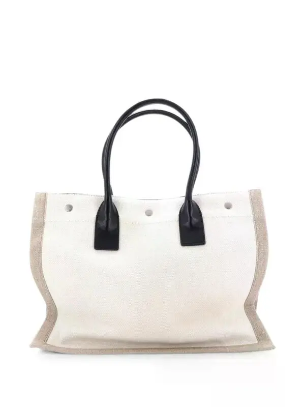Saint Laurent Rive Gauche Tote Bag - Neutrals