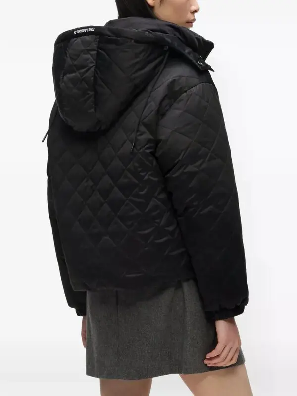Karl Lagerfeld Ikon Quilted Puffer Jacket