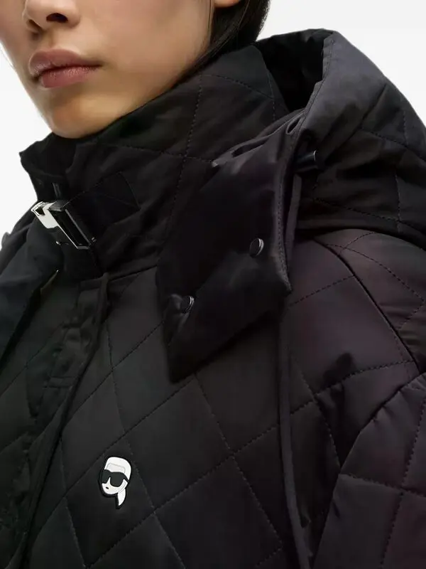 Karl Lagerfeld Ikon Quilted Puffer Jacket