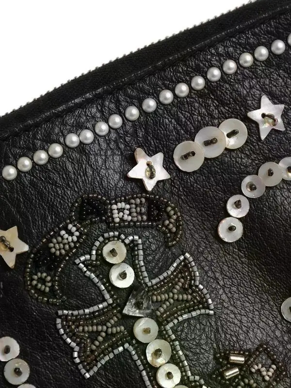 Dsquared2 Sequin-embellished Chain-link Wallet