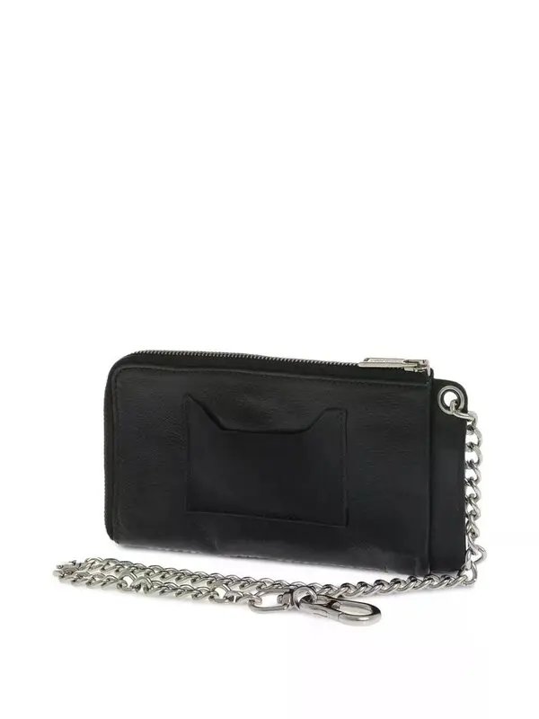 Dsquared2 Sequin-embellished Chain-link Wallet - Black
