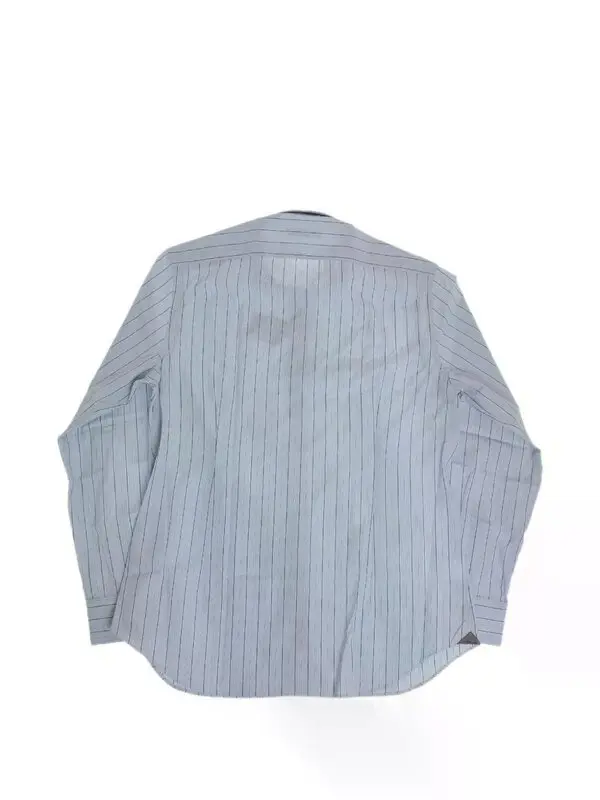 Corneliani Striped French-collar Shirt