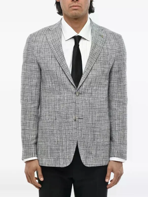 Corneliani Single-breasted Tweed Blazer