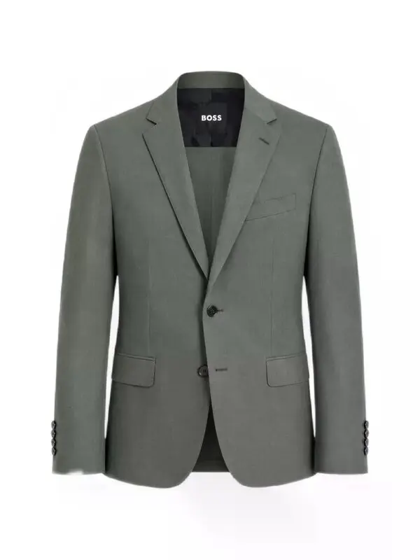 BOSS Single-breasted Notched-lapels Suit Jacket