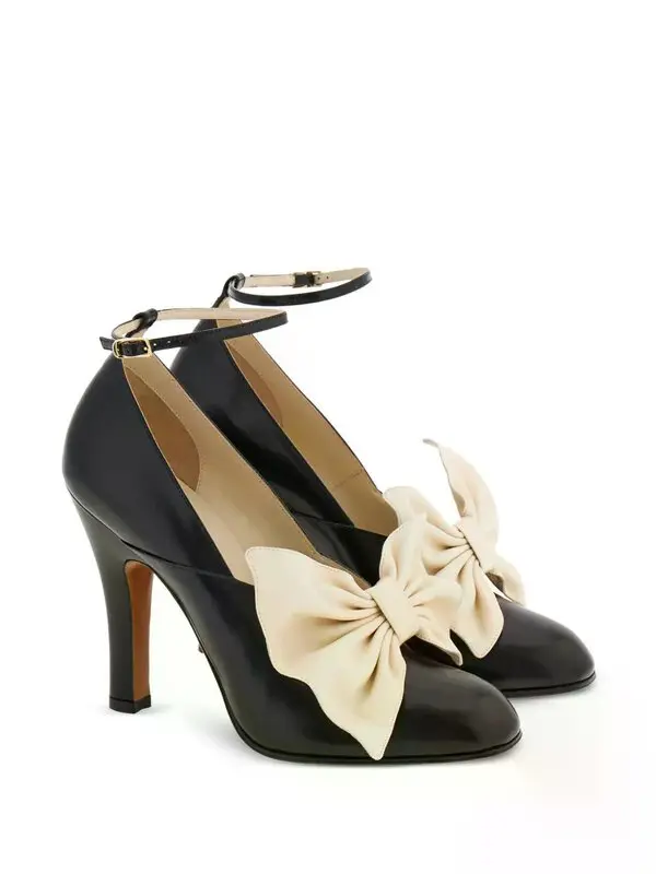 FERRAGAMO Bella 1928 Leather Pumps