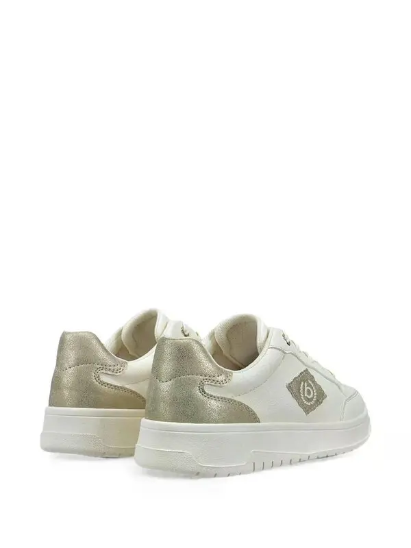 BUGATTI Logo-patch Metallic-trim Sneakers