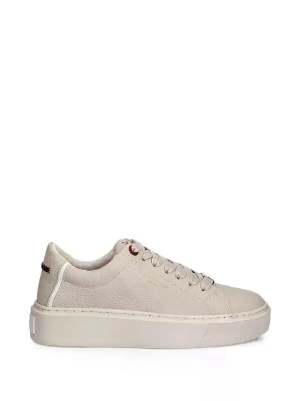ALEXANDER SMITH London Grained Leather Platform Sneakers