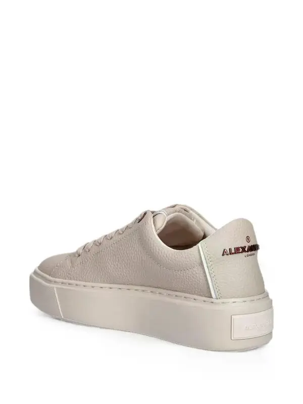 ALEXANDER SMITH London Grained Leather Platform Sneakers