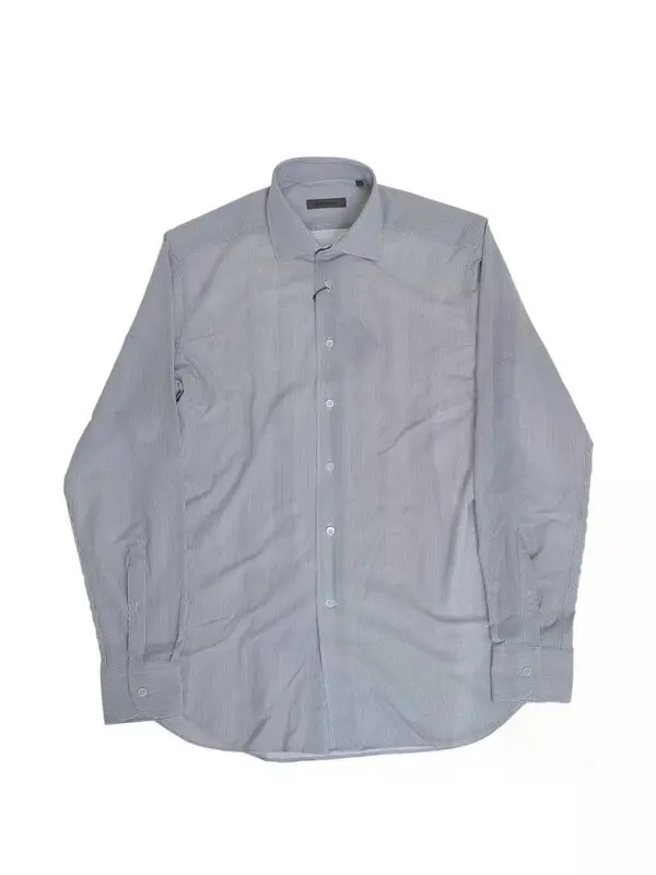 Corneliani Striped Stretch-fabric Shirt